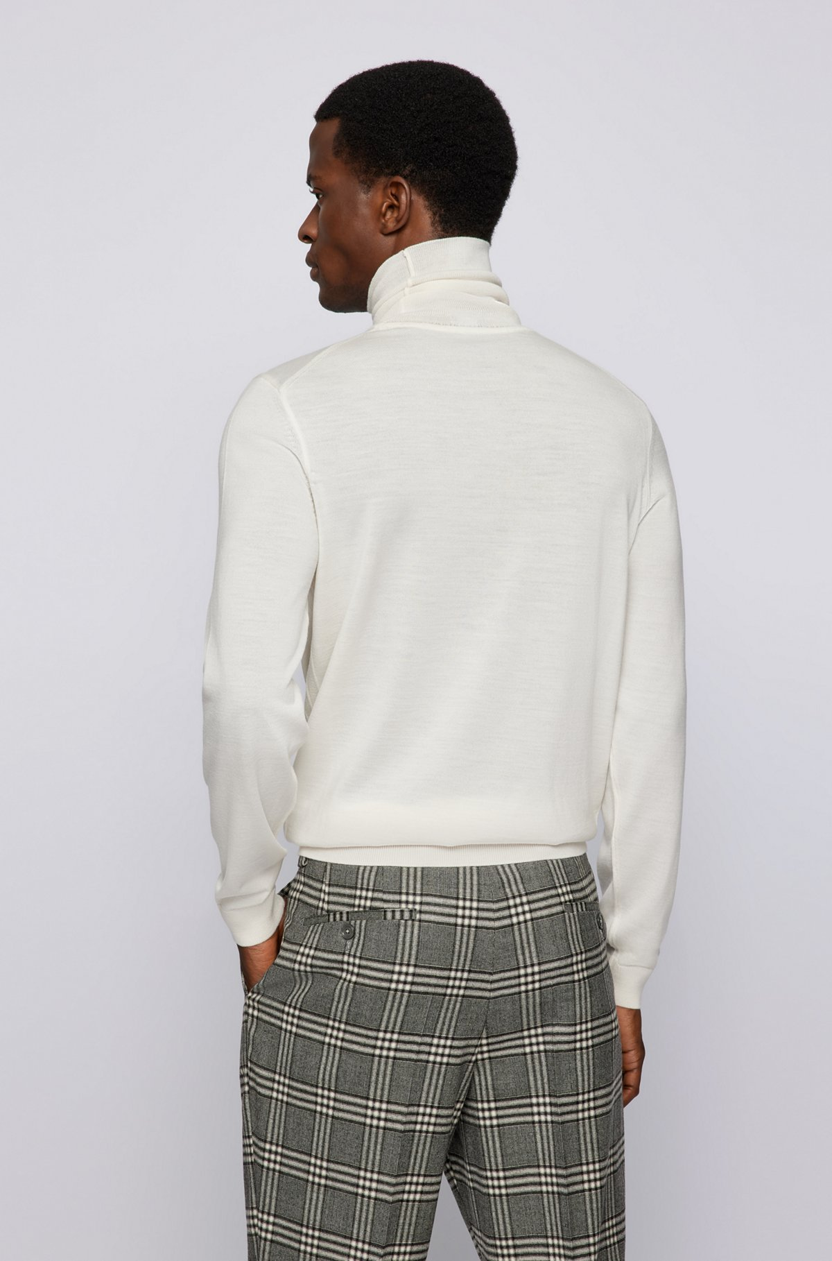 The Best Fabrics for Men's High Neck Sweaters